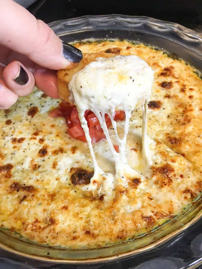 Garlic Cheese Dip (Olive Garden Five Cheese Fonduta) - Bad Batch Baking