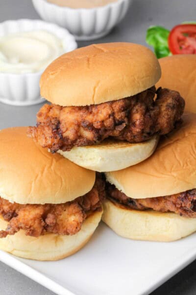 Southern Fried Chicken Sliders Cheesecake Factory Copycat Recipe - Bad ...