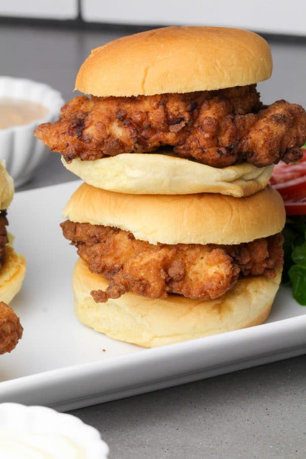 Southern Fried Chicken Sliders Cheesecake Factory Copycat Recipe - Bad ...