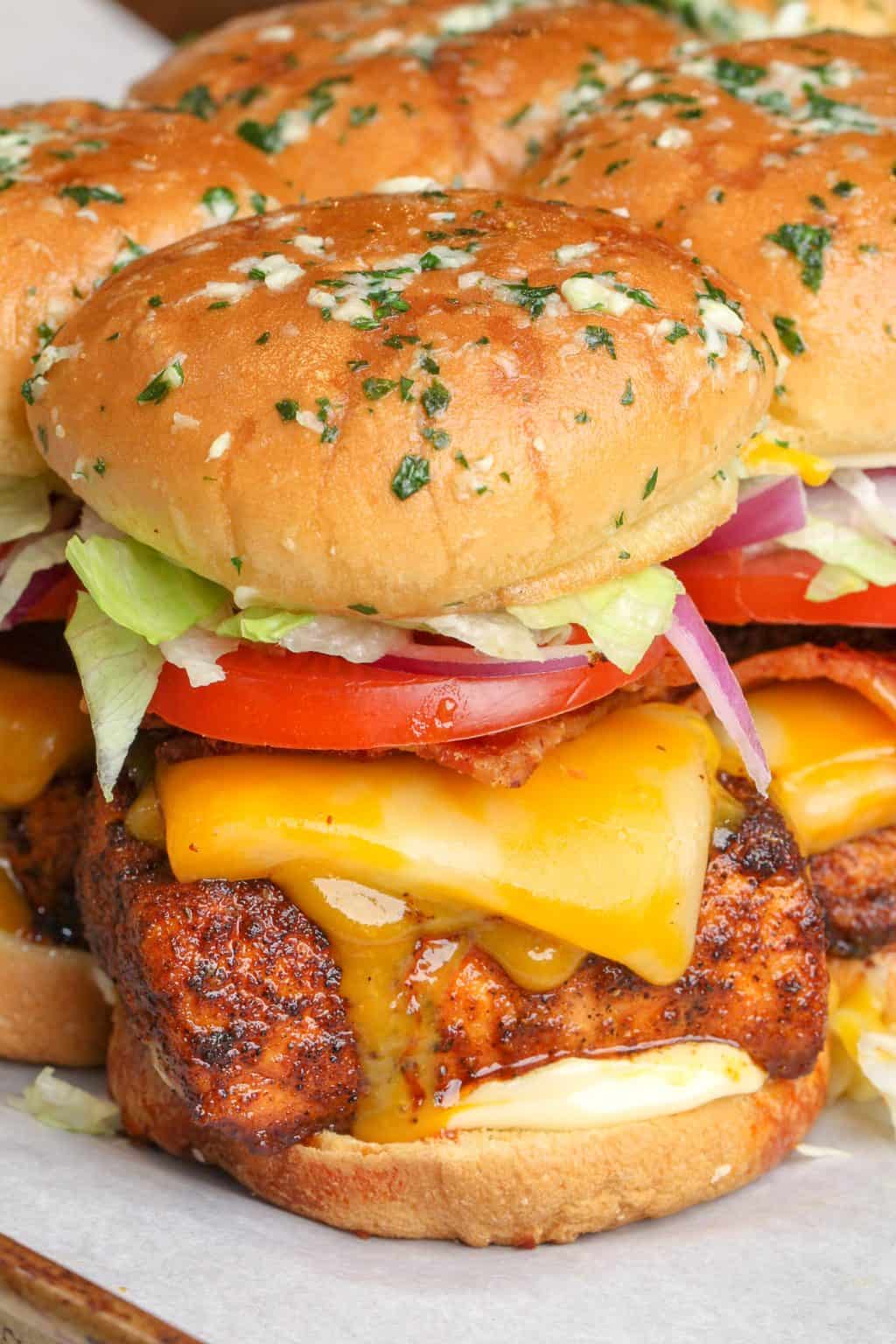 Popeye's Spicy Chicken Sliders Sandwich - Bad Batch Baking - Restaurant ...