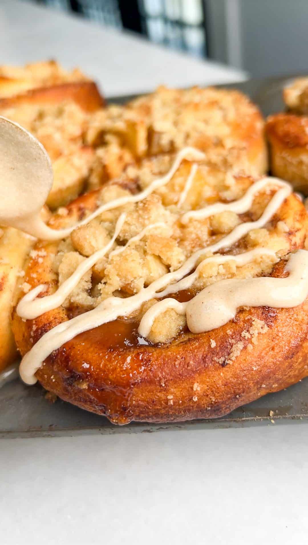 Apple Pie Stuffed Cinnamon Rolls - Bad Batch Baking - Restaurant ...