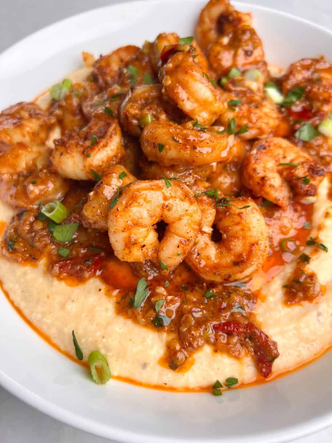Authentic Southern Shrimp and Grits - Bad Batch Baking