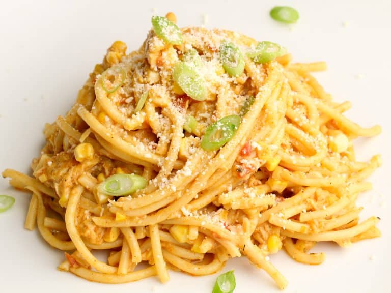 Slow Cooker Creamy Spaghetti - Bad Batch Baking - Restaurant Copycat ...