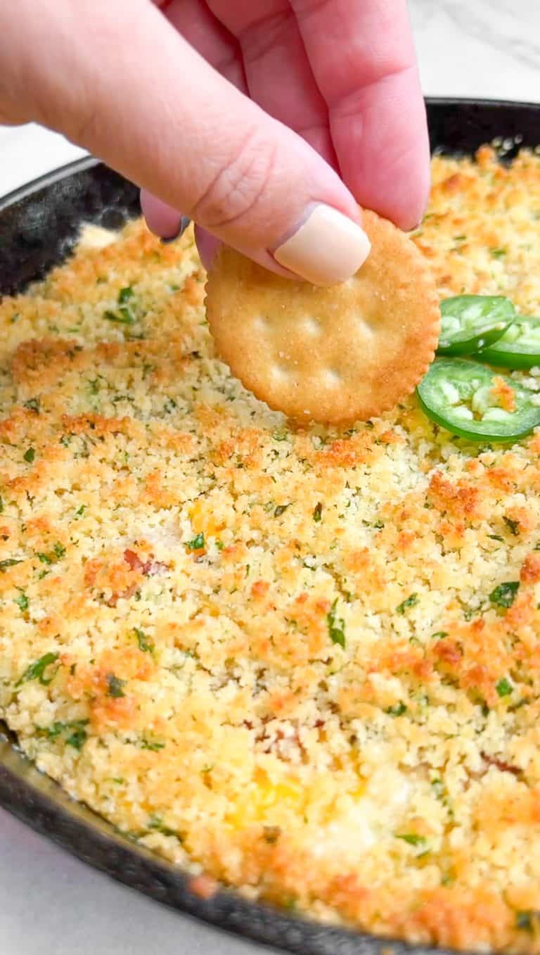 Bacon Jalapeno Popper Dip - Bad Batch Baking