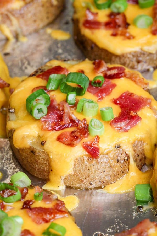 Loaded Baked Potato Slices - Bad Batch Baking
