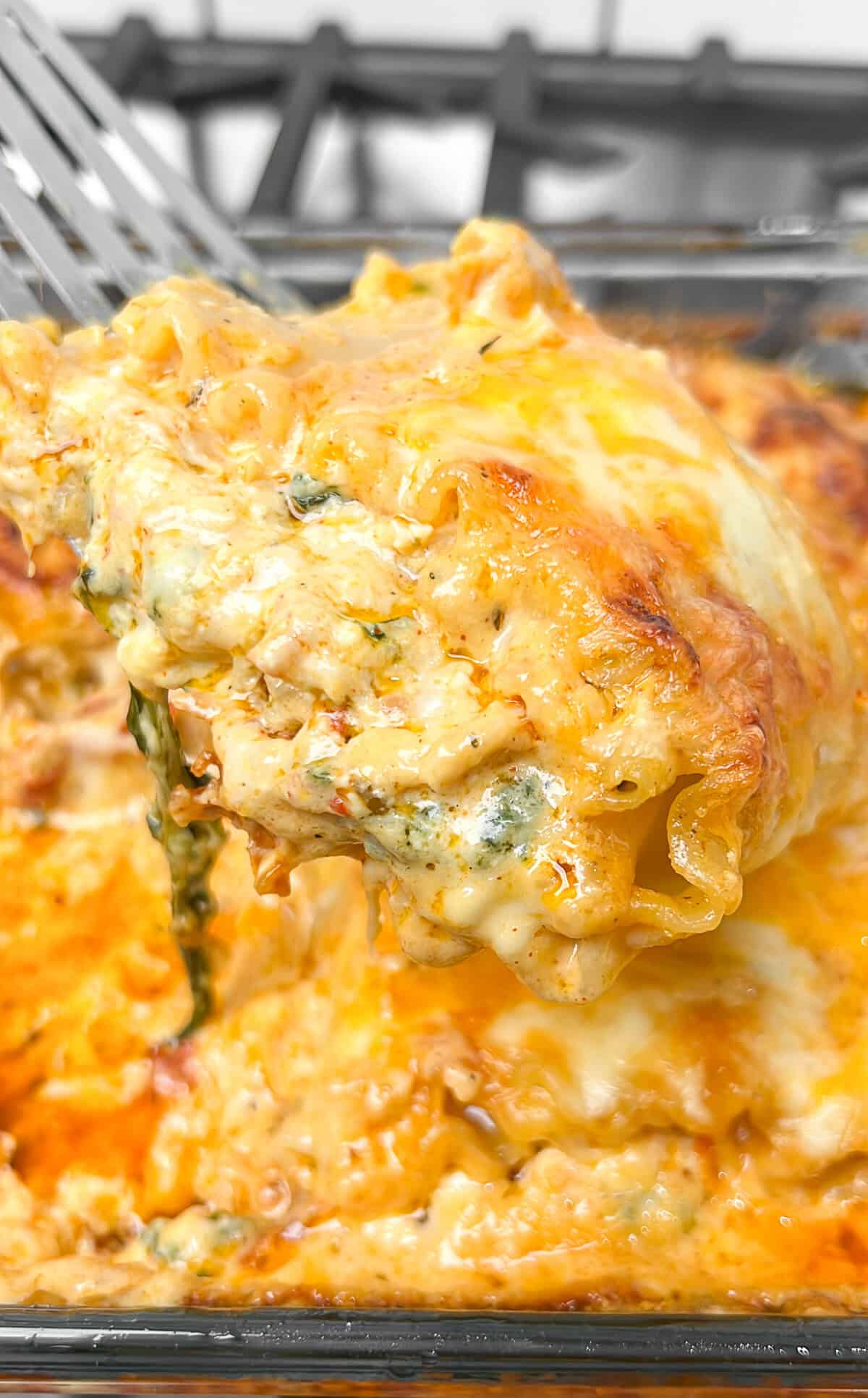 Cajun Chicken Lasagna Roll Ups - Bad Batch Baking
