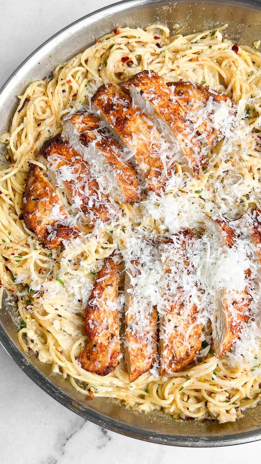 One-Pot Marry Me Chicken Pasta Recipe - Bad Batch Baking