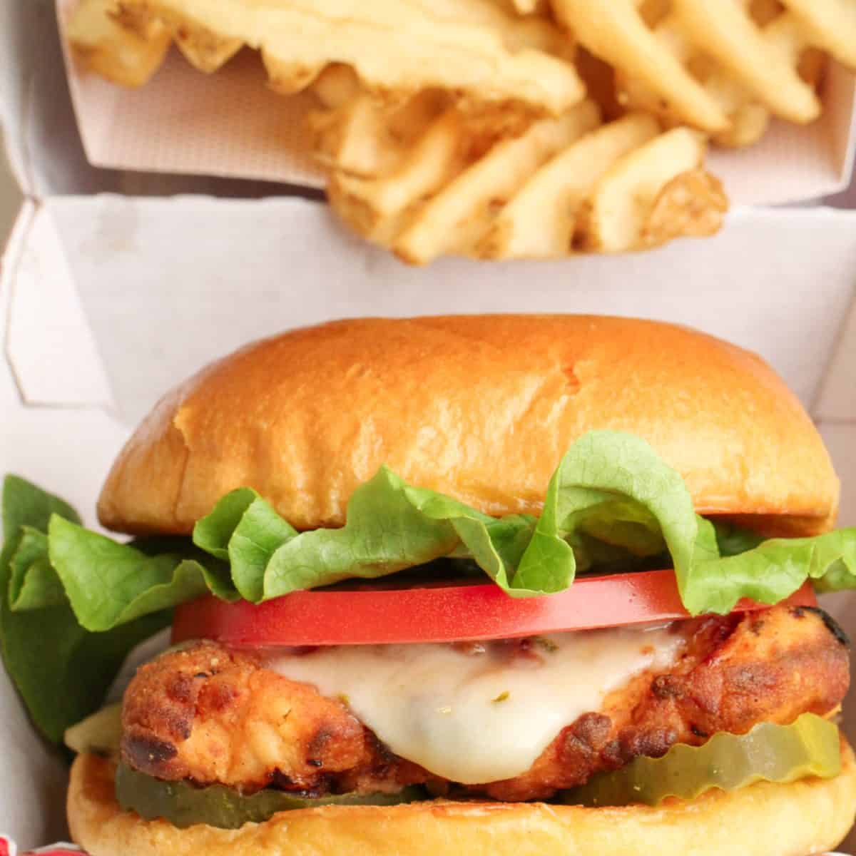 Spicy Chick-fil-A Sandwich Recipe (Air Fryer Friendly) - Bad Batch Baking