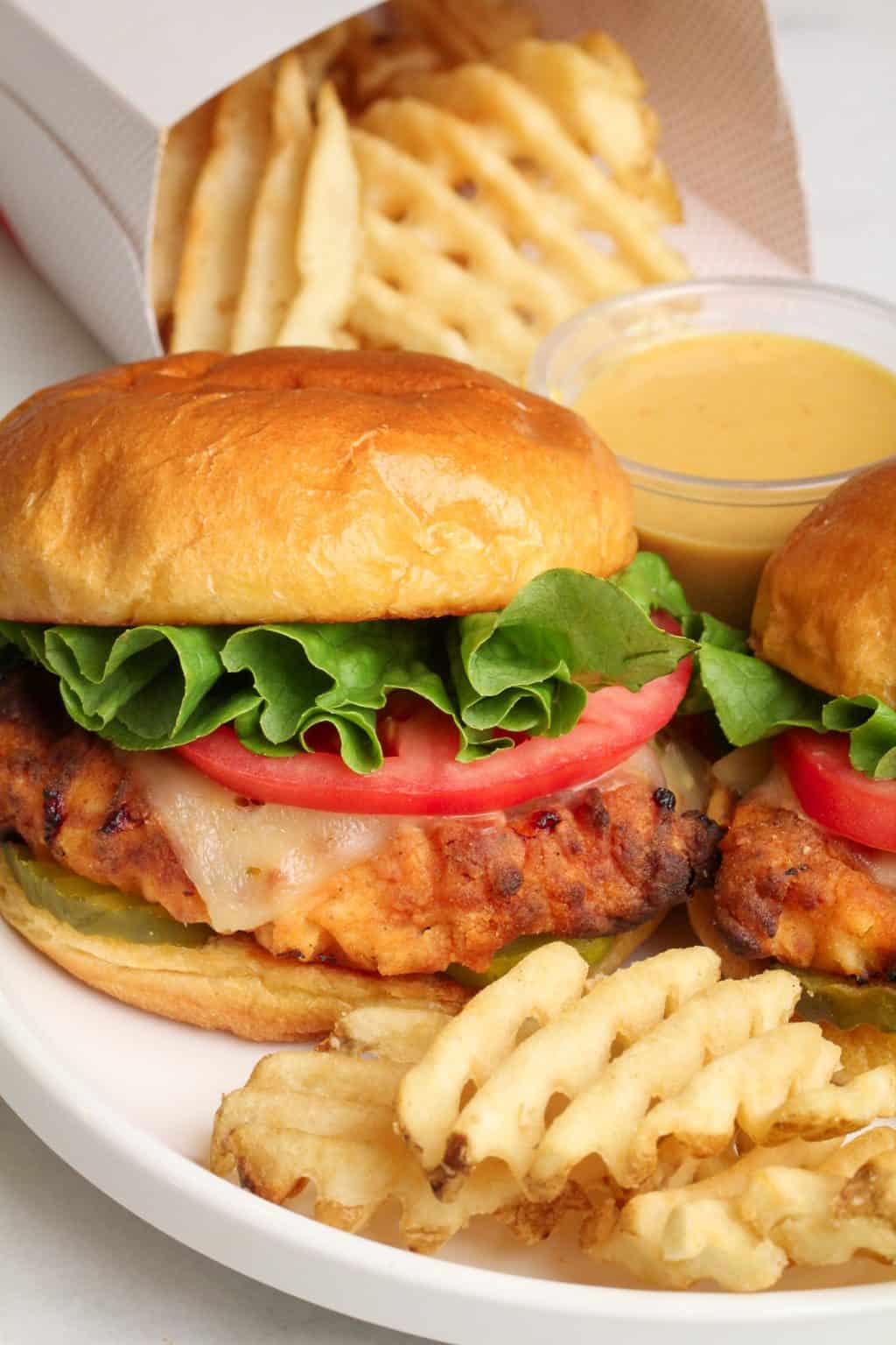 Spicy Chick-fil-A Sandwich Recipe (Air Fryer Friendly) - Bad Batch Baking