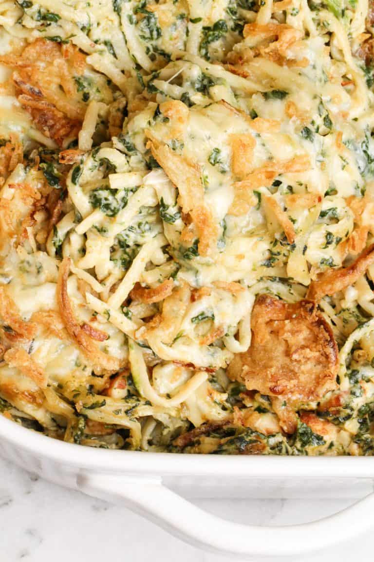 Monterey Chicken Spaghetti Bake - Bad Batch Baking