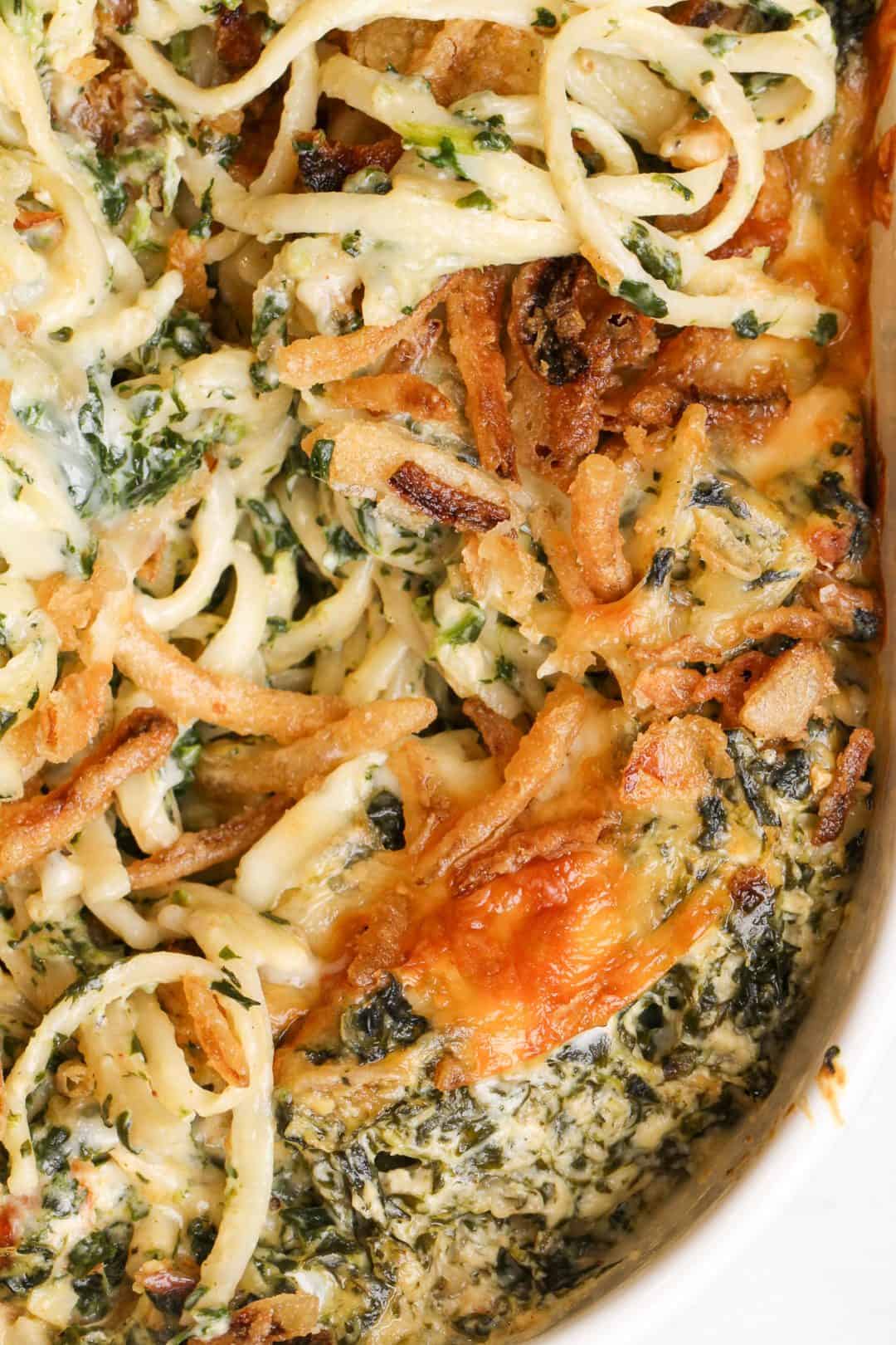 Monterey Chicken Spaghetti Bake - Bad Batch Baking
