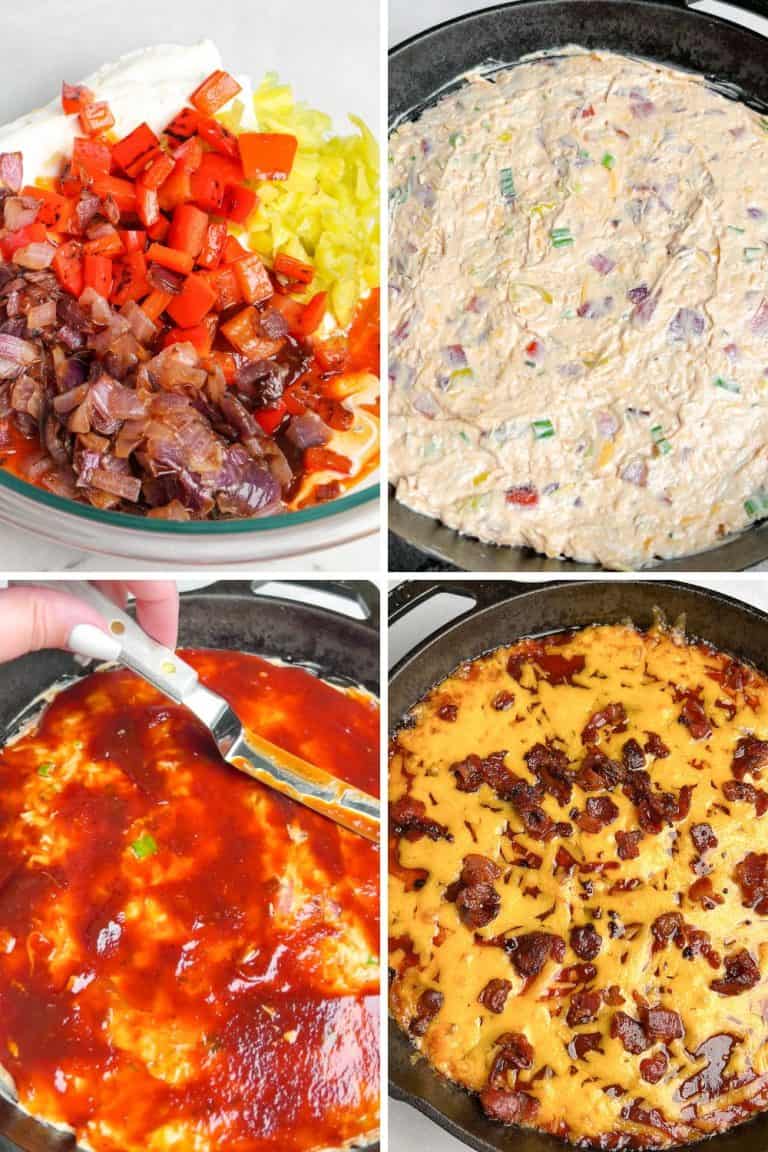 Cheesy Barbecue Chicken Dip - Bad Batch Baking