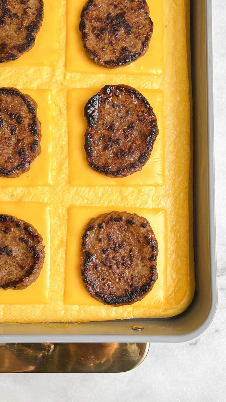 High Protein Sheet Pan Breakfast Sandwiches - Bad Batch Baking