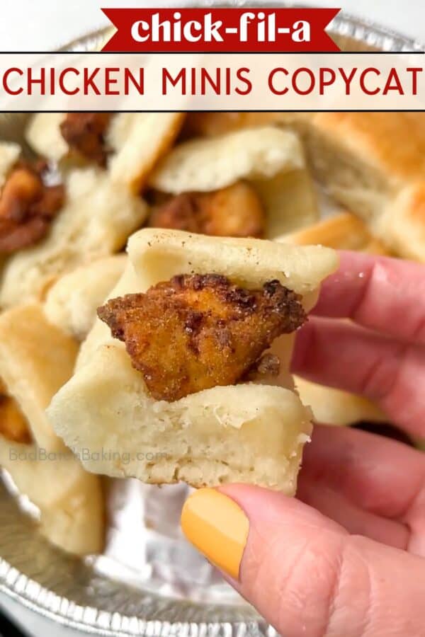 Chick-Fil-A Chicken Minis Copycat - Bad Batch Baking