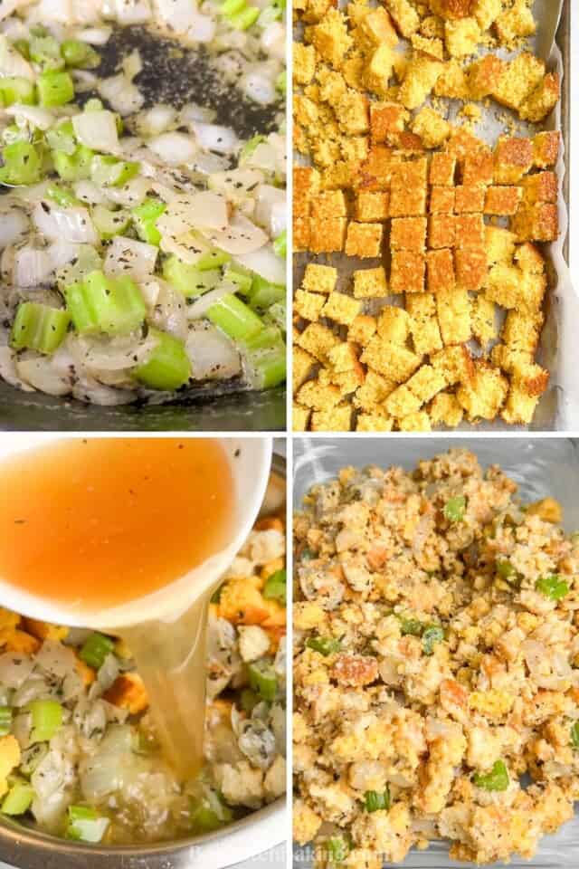 Southern Cornbread Dressing Recipe | Bad Batch Baking