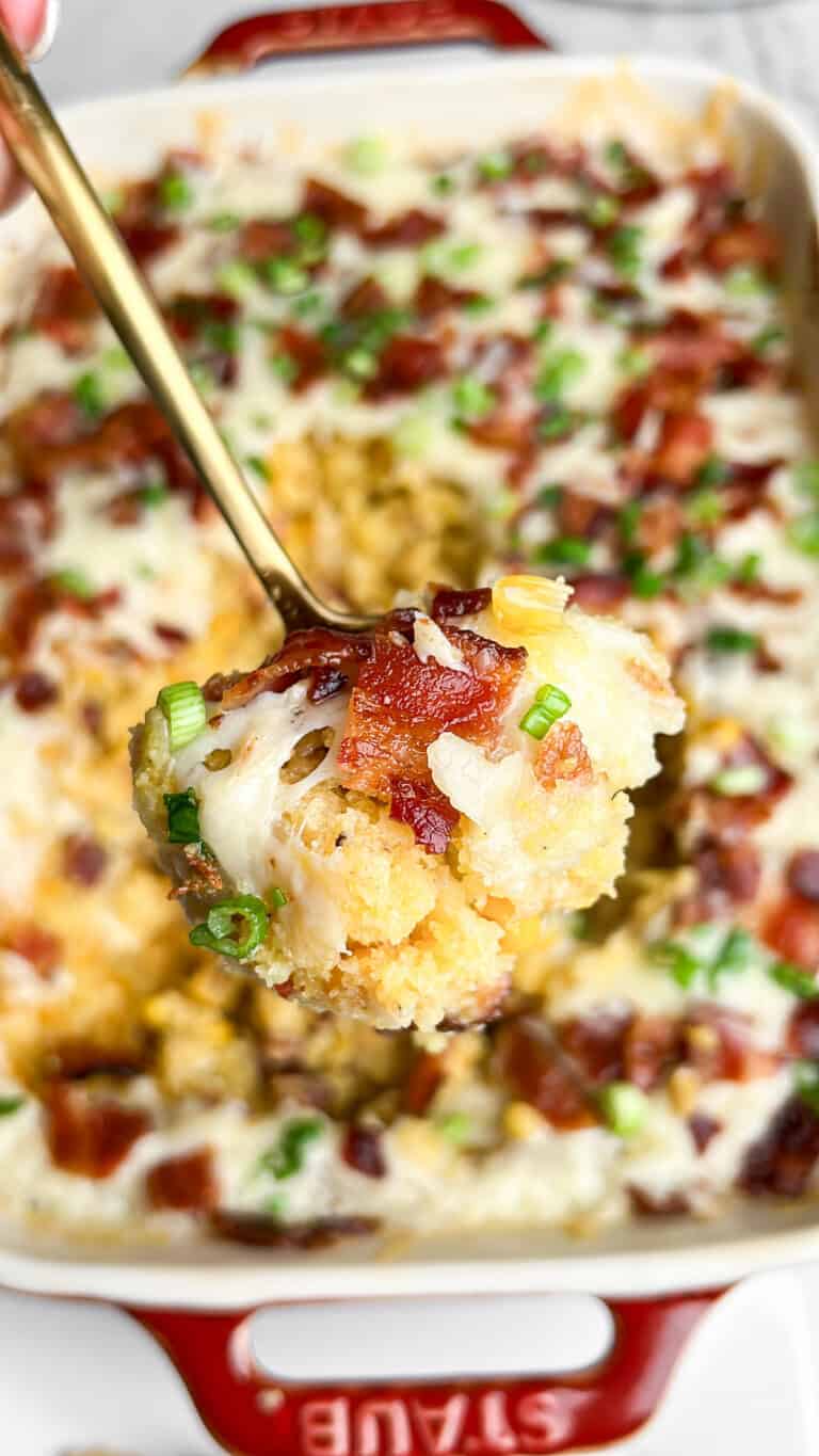 Loaded Corn Casserole - Bad Batch Baking