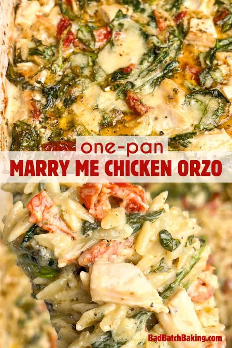 One-Pan Marry Me Chicken Orzo - Bad Batch Baking