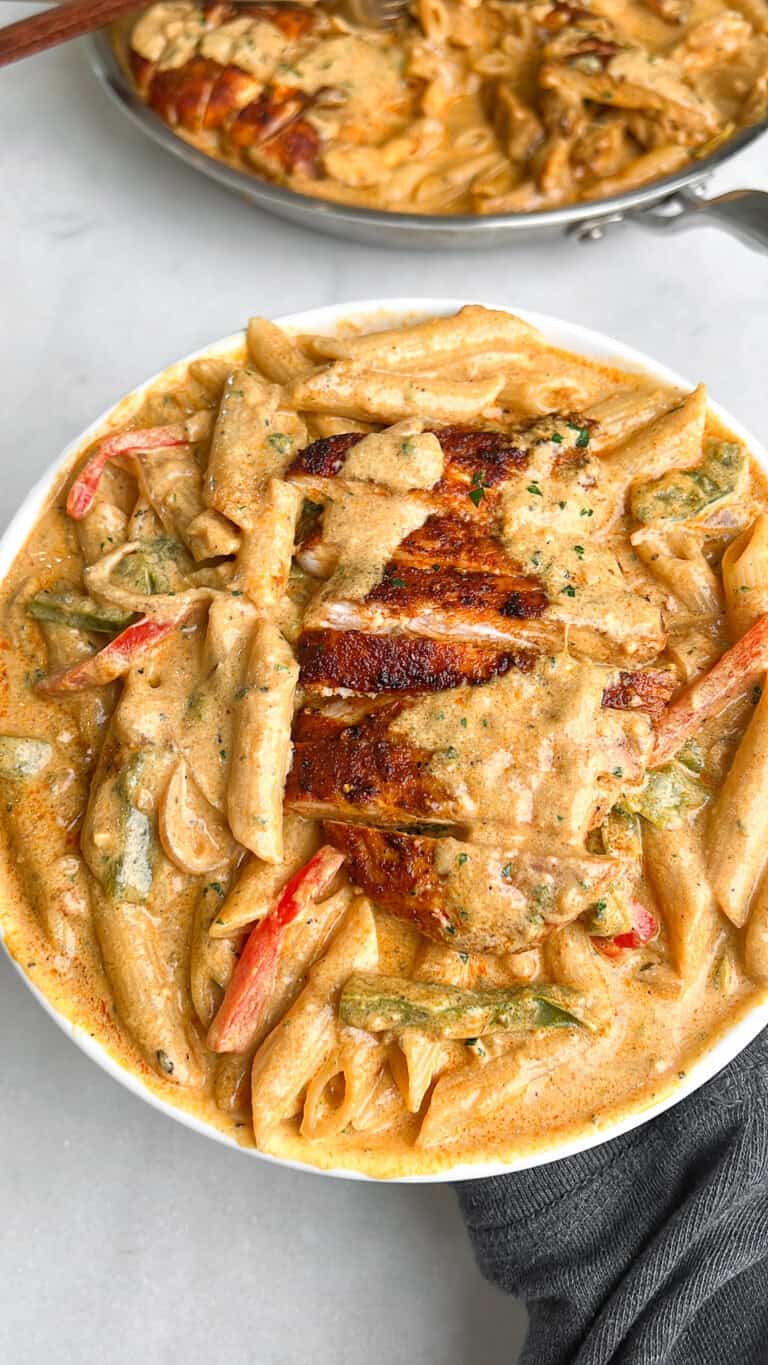 Cajun Chicken Pasta - Bad Batch Baking