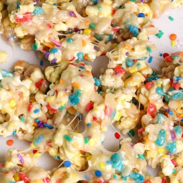 Funfetti Cake Batter Popcorn - Bad Batch Baking