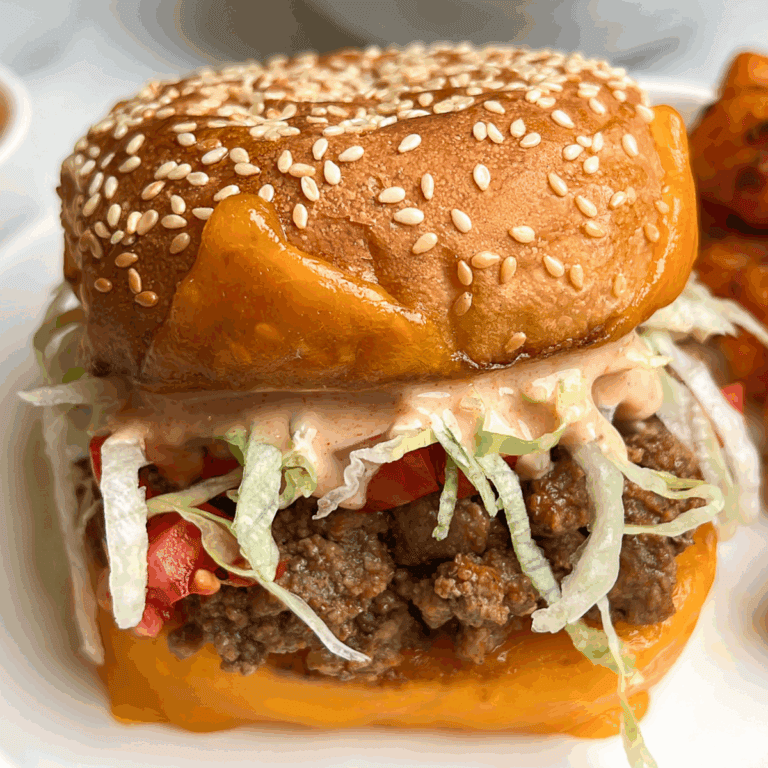 Tex-Mex Taco Burger | Bad Batch Baking