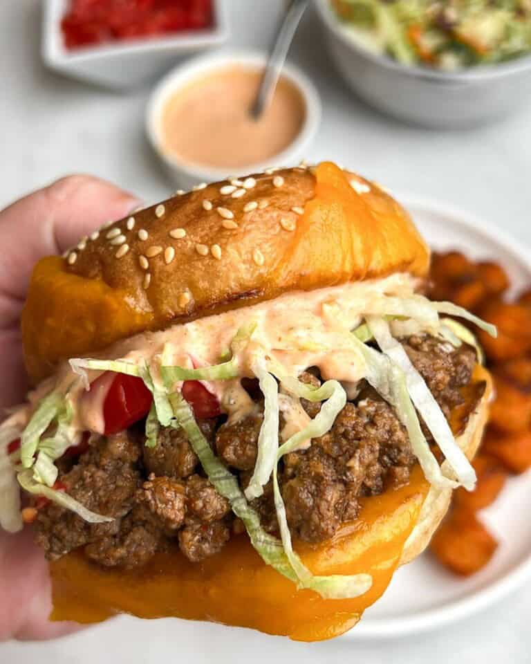 Tex-Mex Taco Burger | Bad Batch Baking