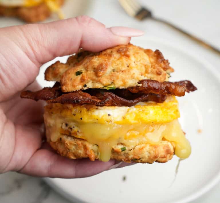 Biscuit Breakfast Sandwich - Bad Batch Baking