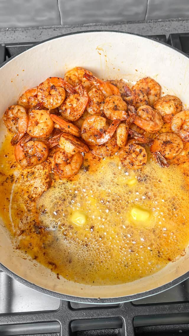 One-Pot Shrimp Scampi - Bad Batch Baking