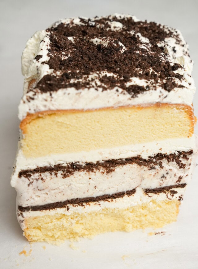Shortcut Cookies & Cream Ice Cream Cake - Bad Batch Baking
