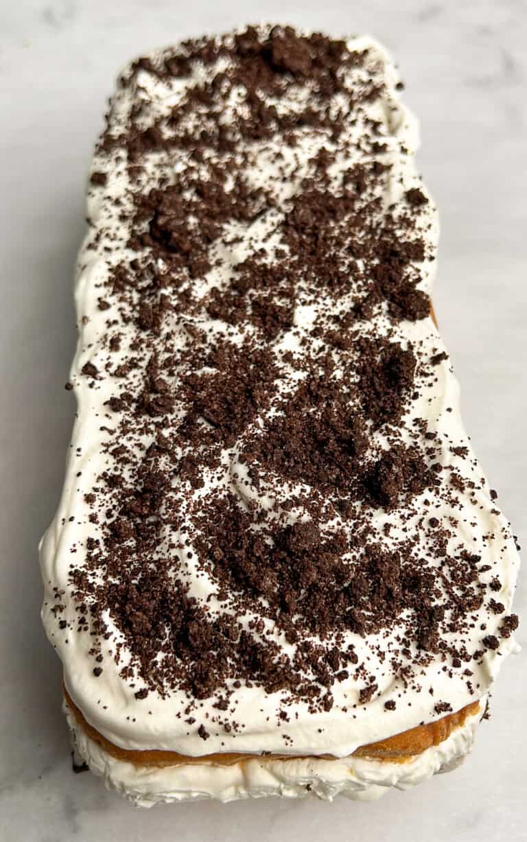 Shortcut Cookies & Cream Ice Cream Cake - Bad Batch Baking